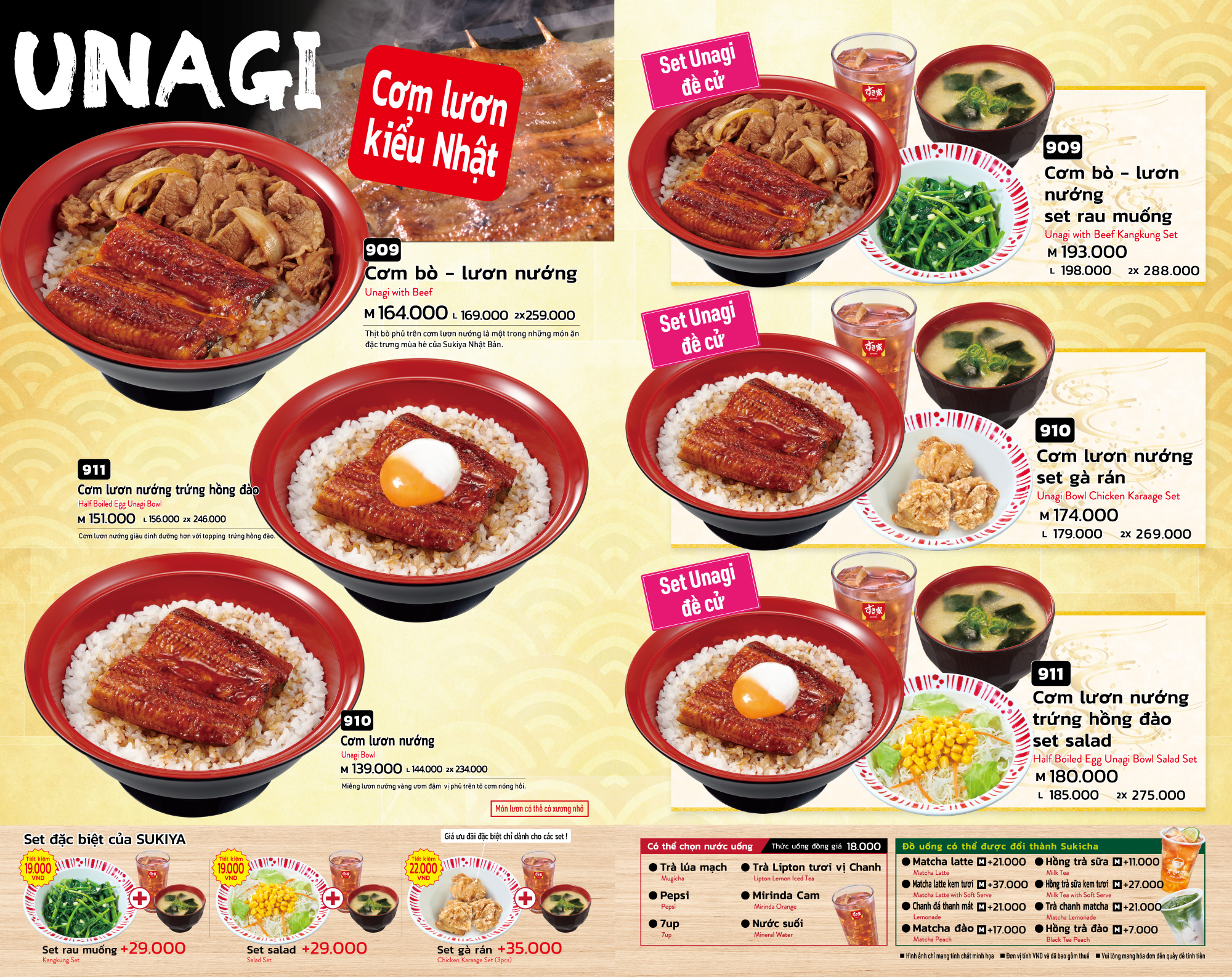 MENU | VIETNAM SUKIYA OFFICIAL SITE